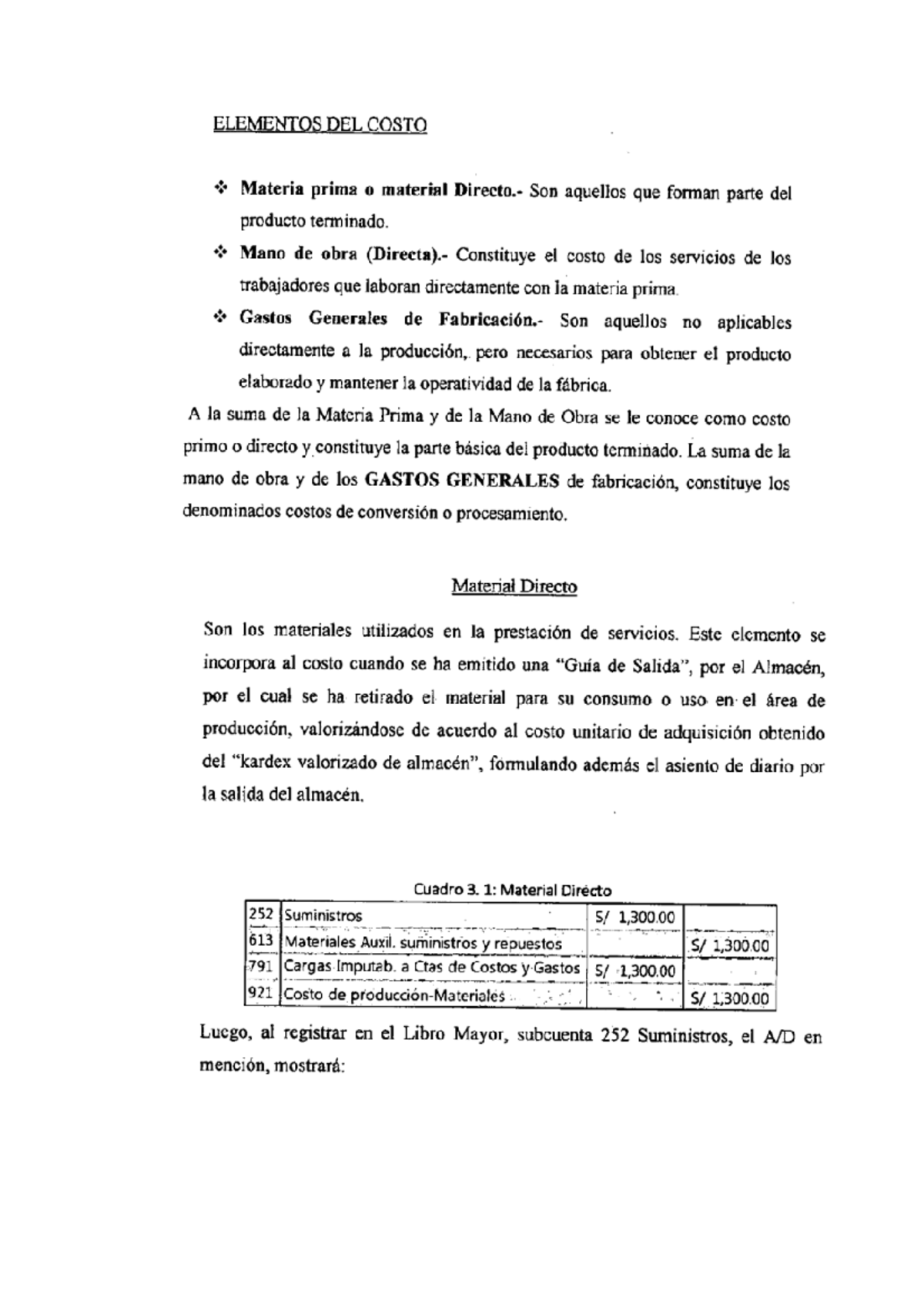 Semana 3- Elementos DEL Costo - CONTABILIDAD DE COSTOS - Studocu