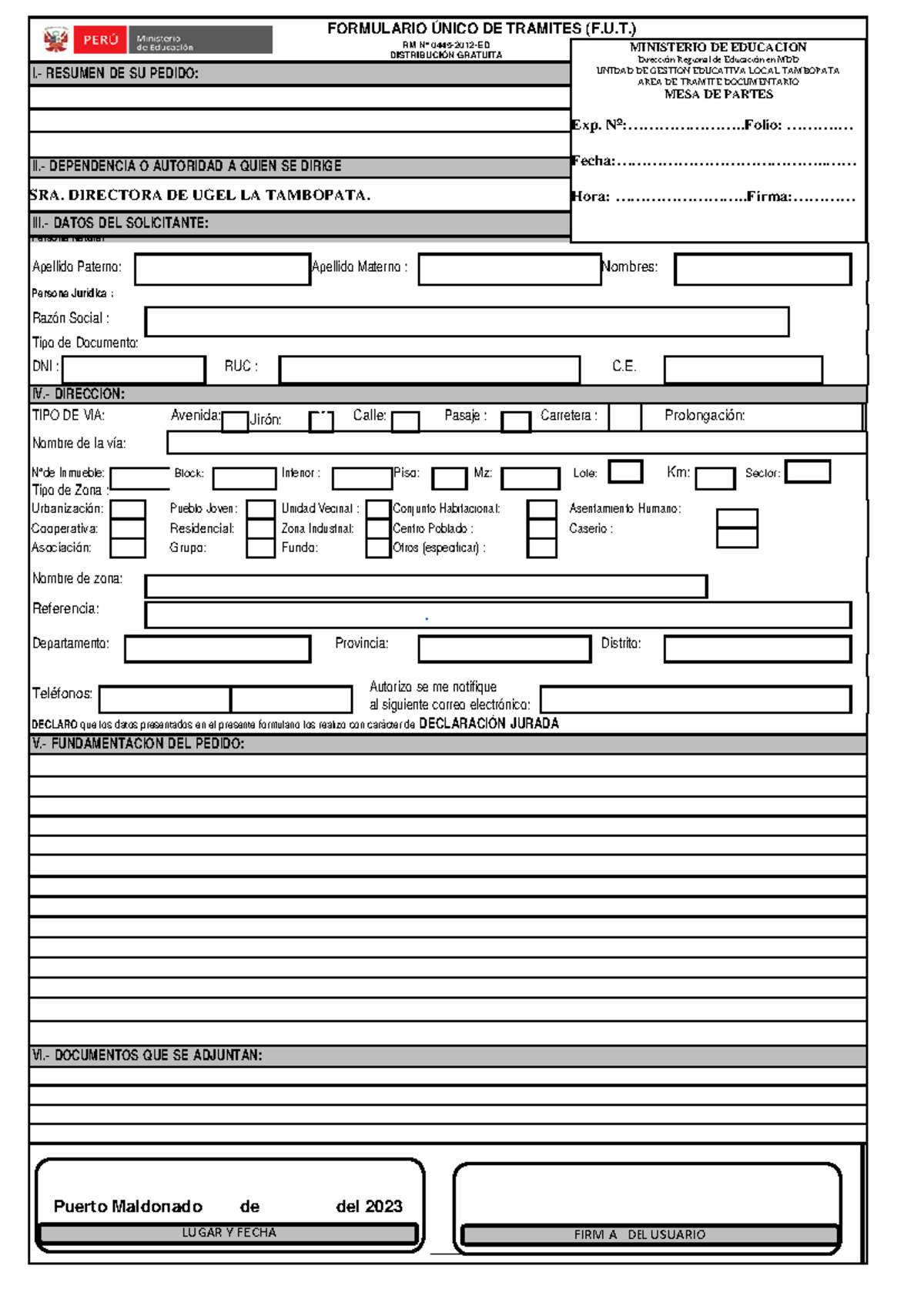 FUT UGEL - es el mejor fut que puedes encontrar - Para consultas sobre su trámite ingrese a ...