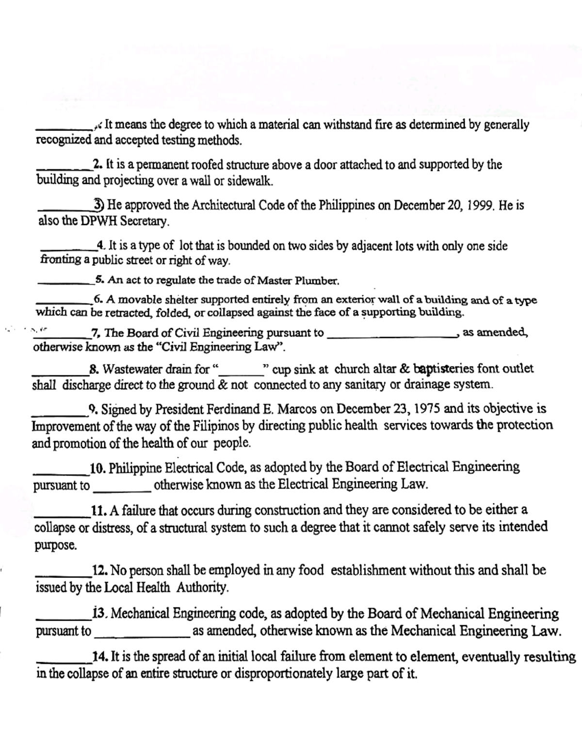 BSD - QUIZ - to It means the degree to which a material can withstand ...