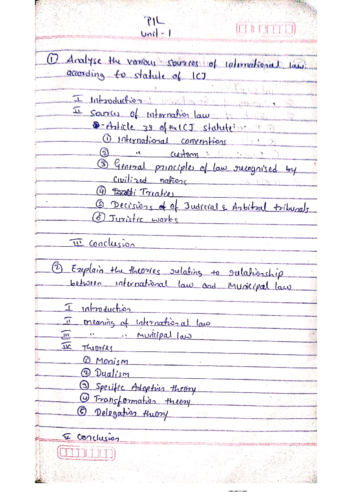 PIL English (synopsis) - PIL unit 1 I Analyse the various sources of ...