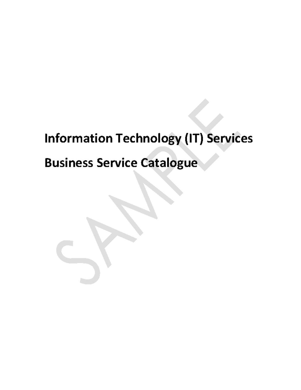 Information technology it services business - plantillas - Information ...