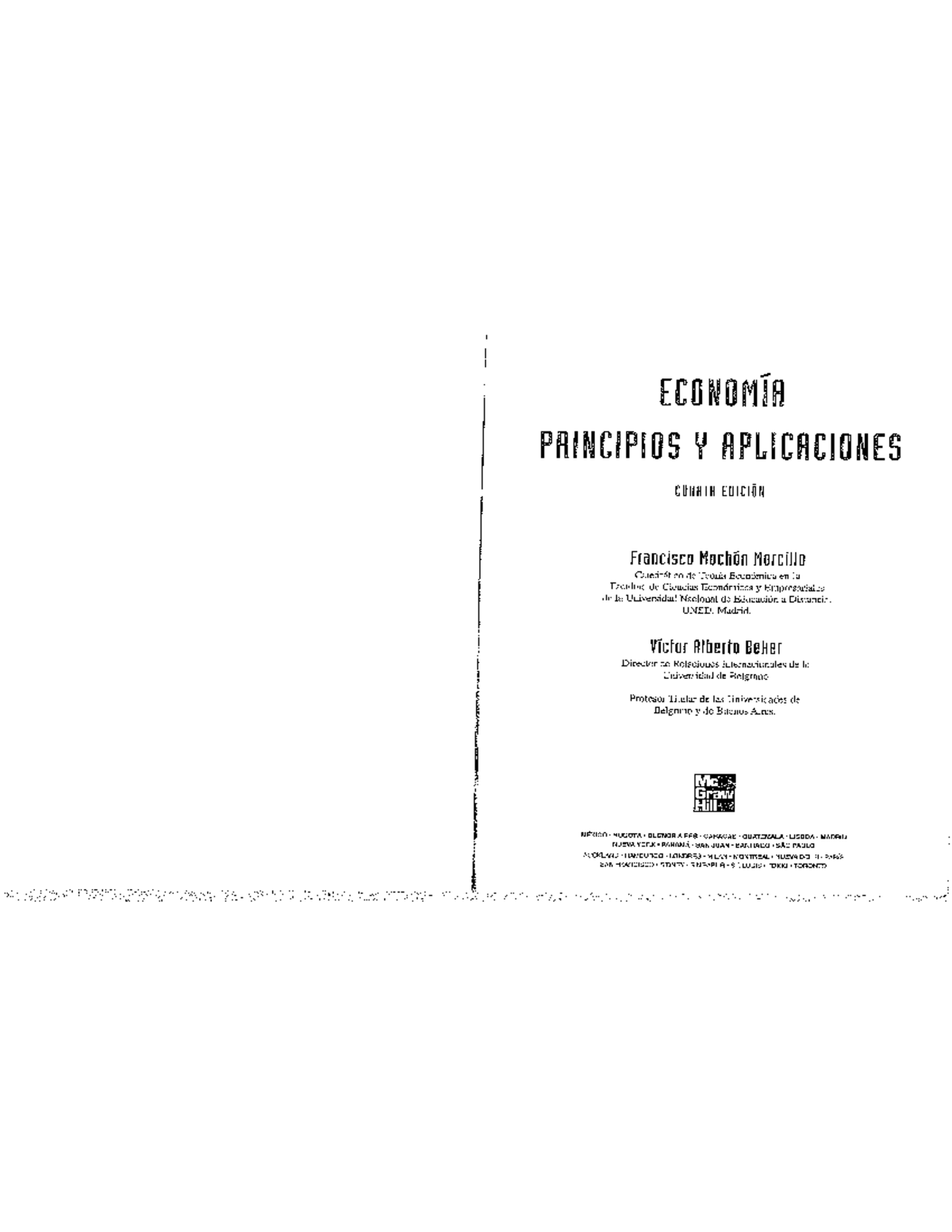 Monchon y Becker Economía (cap 2,4,5,6 y 7) - Economía Política - Studocu