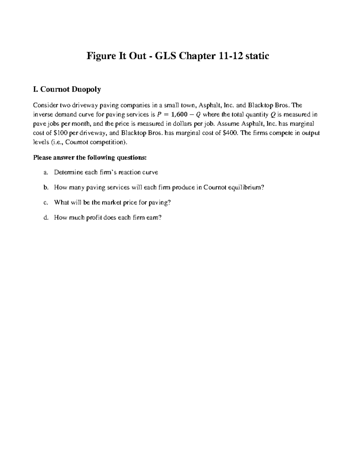 Chapter 11-12 with solutions - Figure It Out - GLS Chapter 11-12 static ...