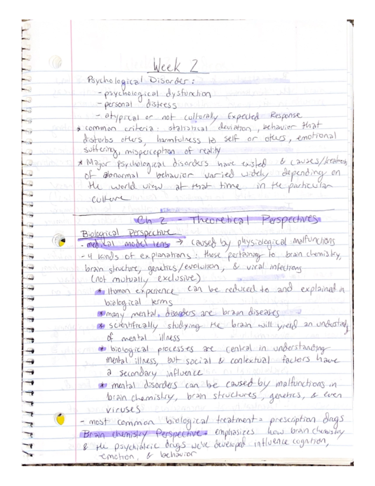 Chapter 2 Notes - PSYC 32100 - Studocu