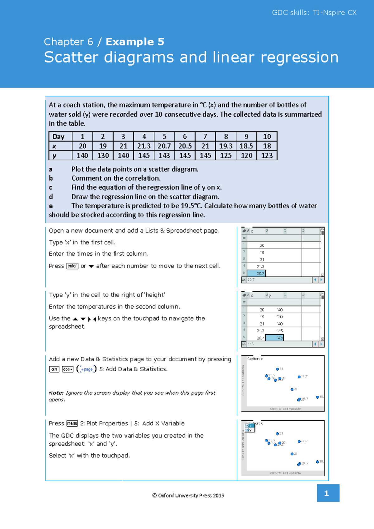 C6Linear Regression - Course notes and definitions. - 1 Chapter 6 ...