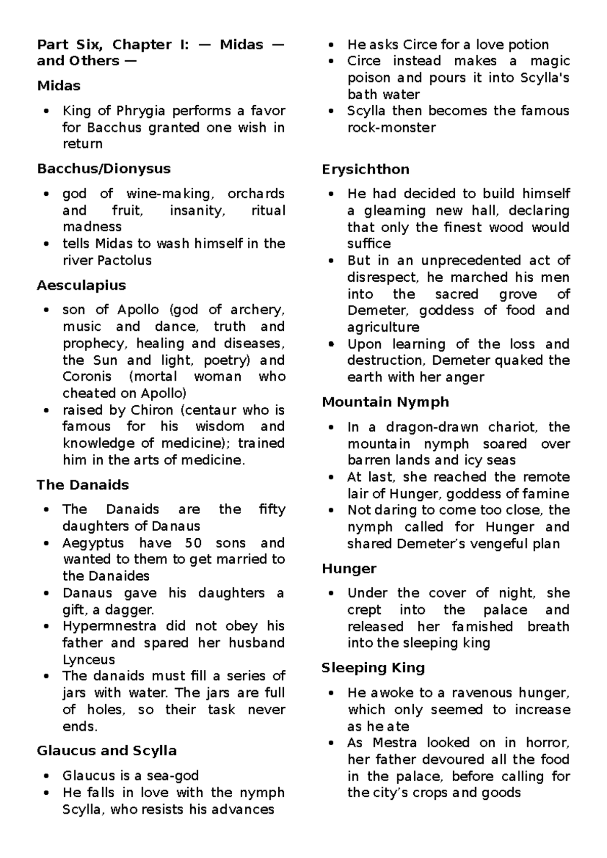 Myth-semisss - story - Part Six, Chapter I: — Midas — and Others ...