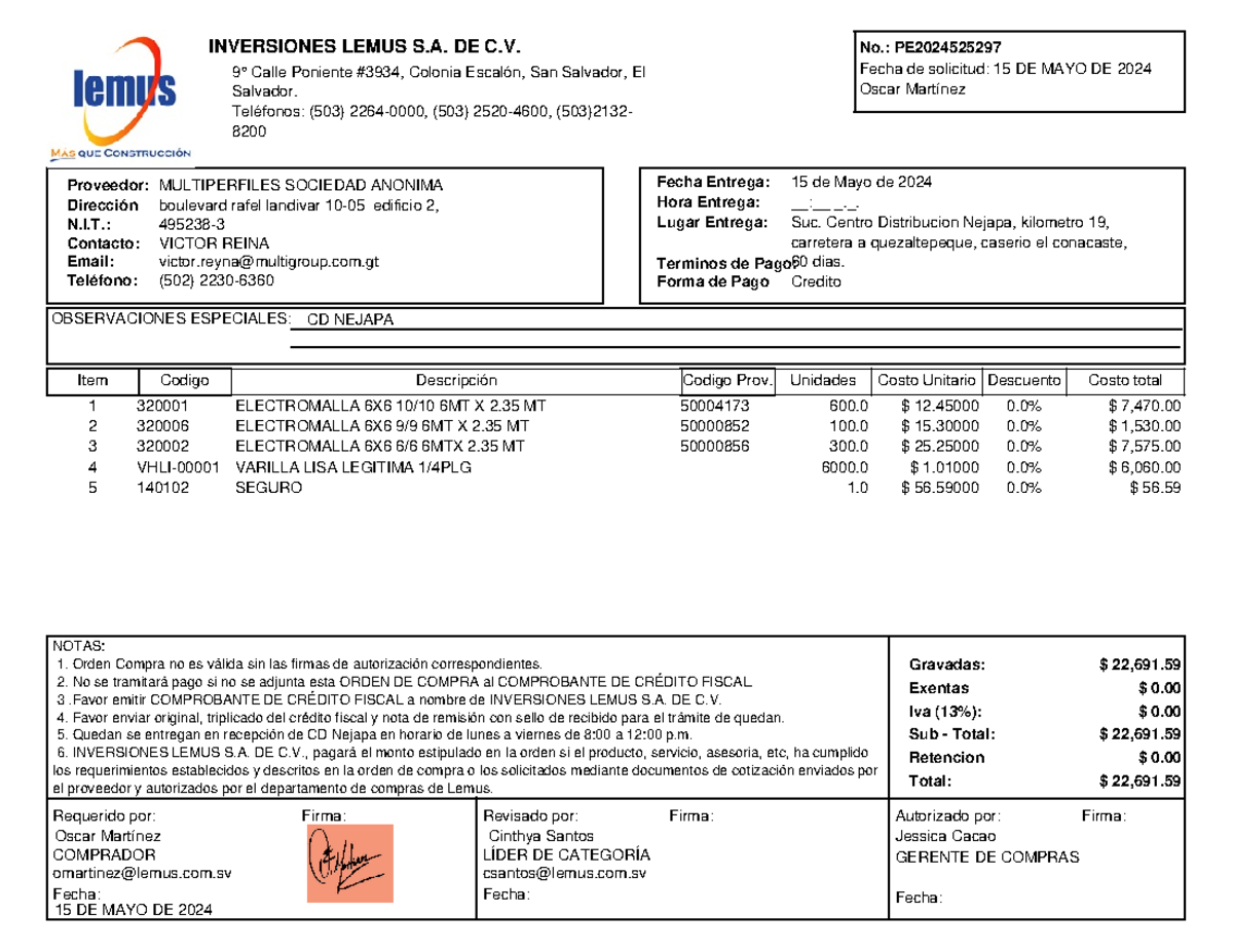 PE2024525297-CD Nejapa - INVERSIONES LEMUS S. DE C. MULTIPERFILES ...