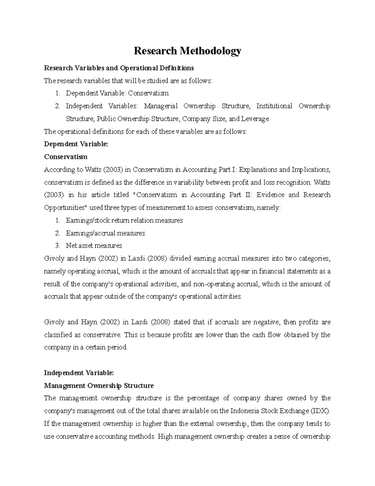 Research Methodology - Research Methodology Research Variables and ...