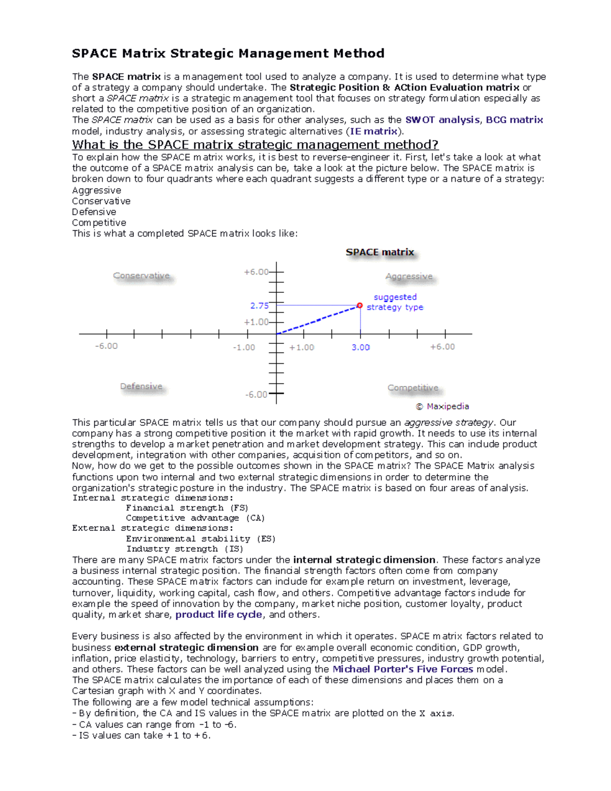 Matrix-strategic-management-method 131285915730 - SPACE Matrix ...