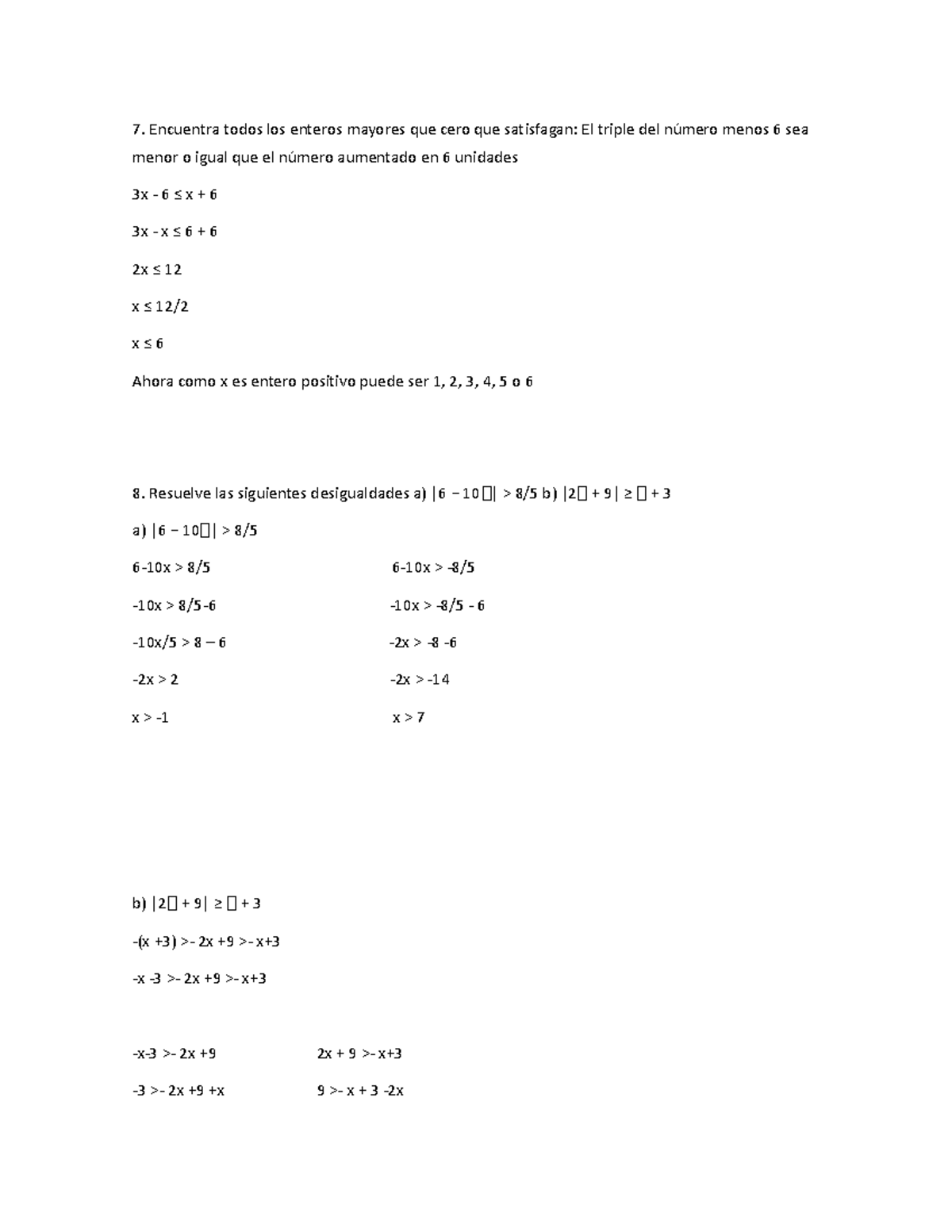 Ejercicios - ASDF - Encuentra todos los enteros mayores que cero que ...