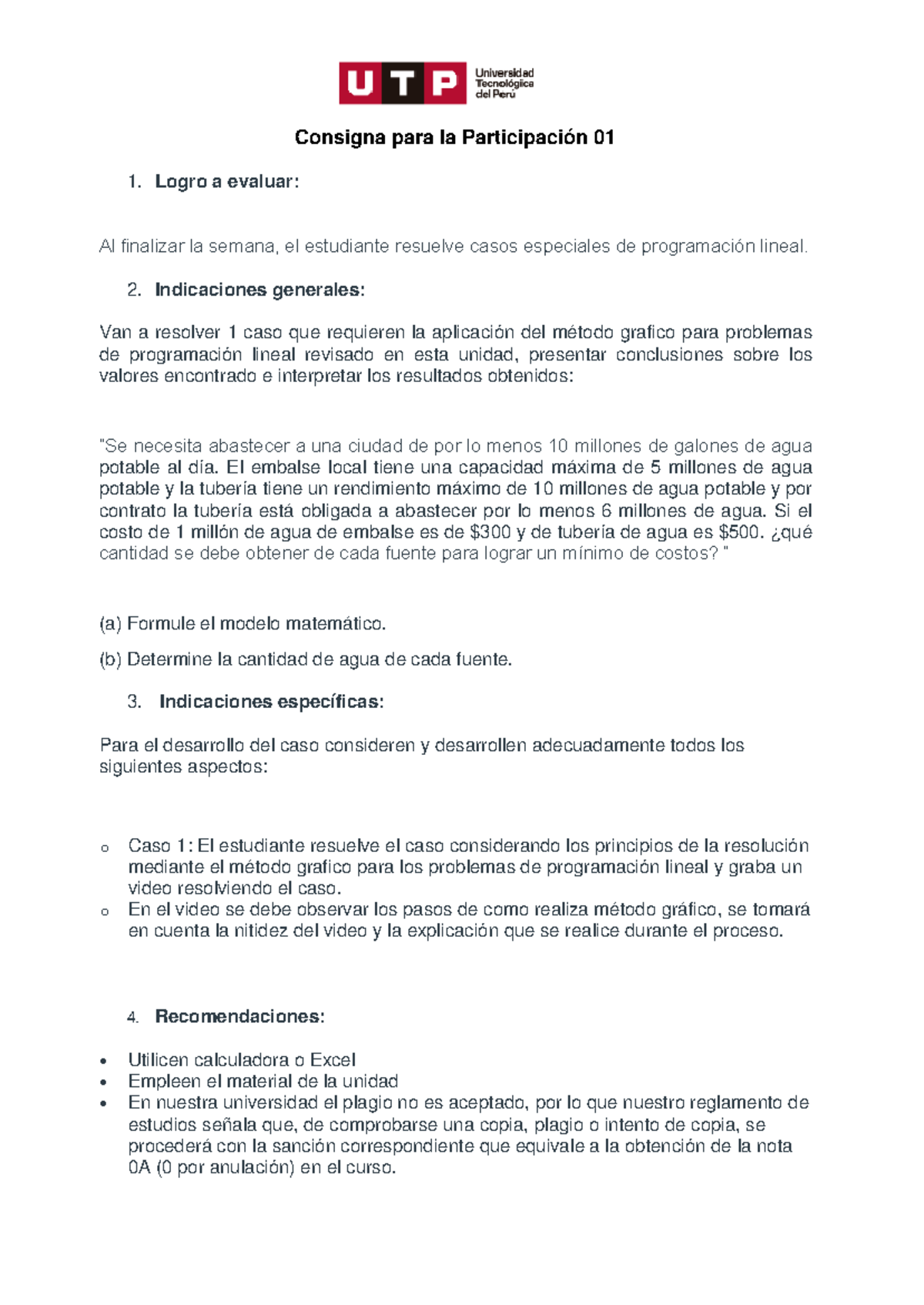 Semana+03 Indic - Ydydydyd - Consigna para la Participación 01 1. Logro ...
