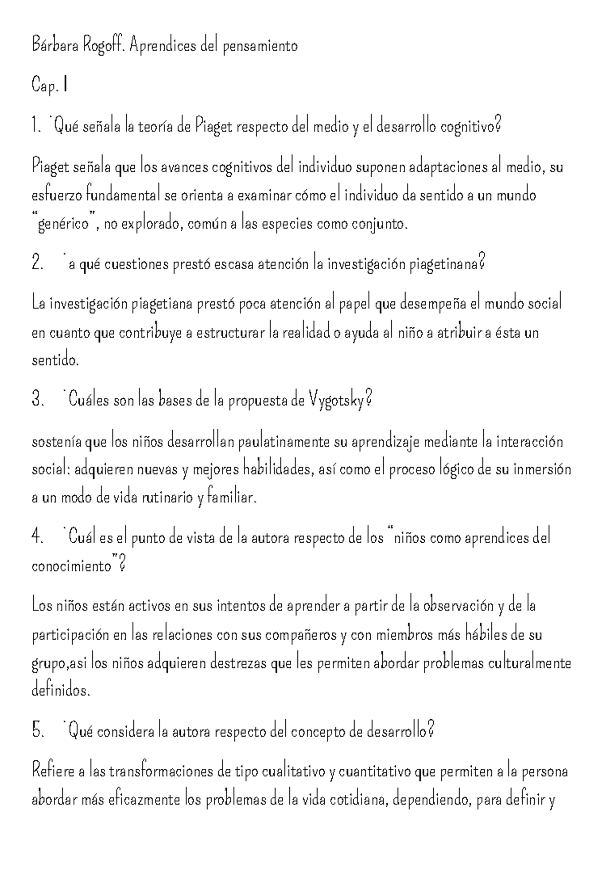 Bárbara Rogoff. Aprendices del pensamiento - Bárbara Rogoff. Aprendices ...