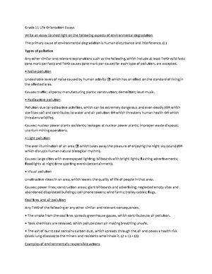 Life Orientation Revision Notes Gr 11 - LIFE ORIENTATION GRADE 11 ...