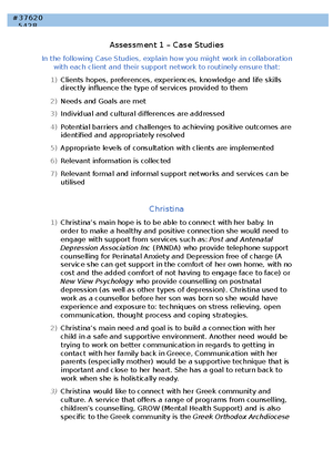 CHCMGT005 Facilitate workplace debriefing and support processes - Final Assessments - Facilitate ...