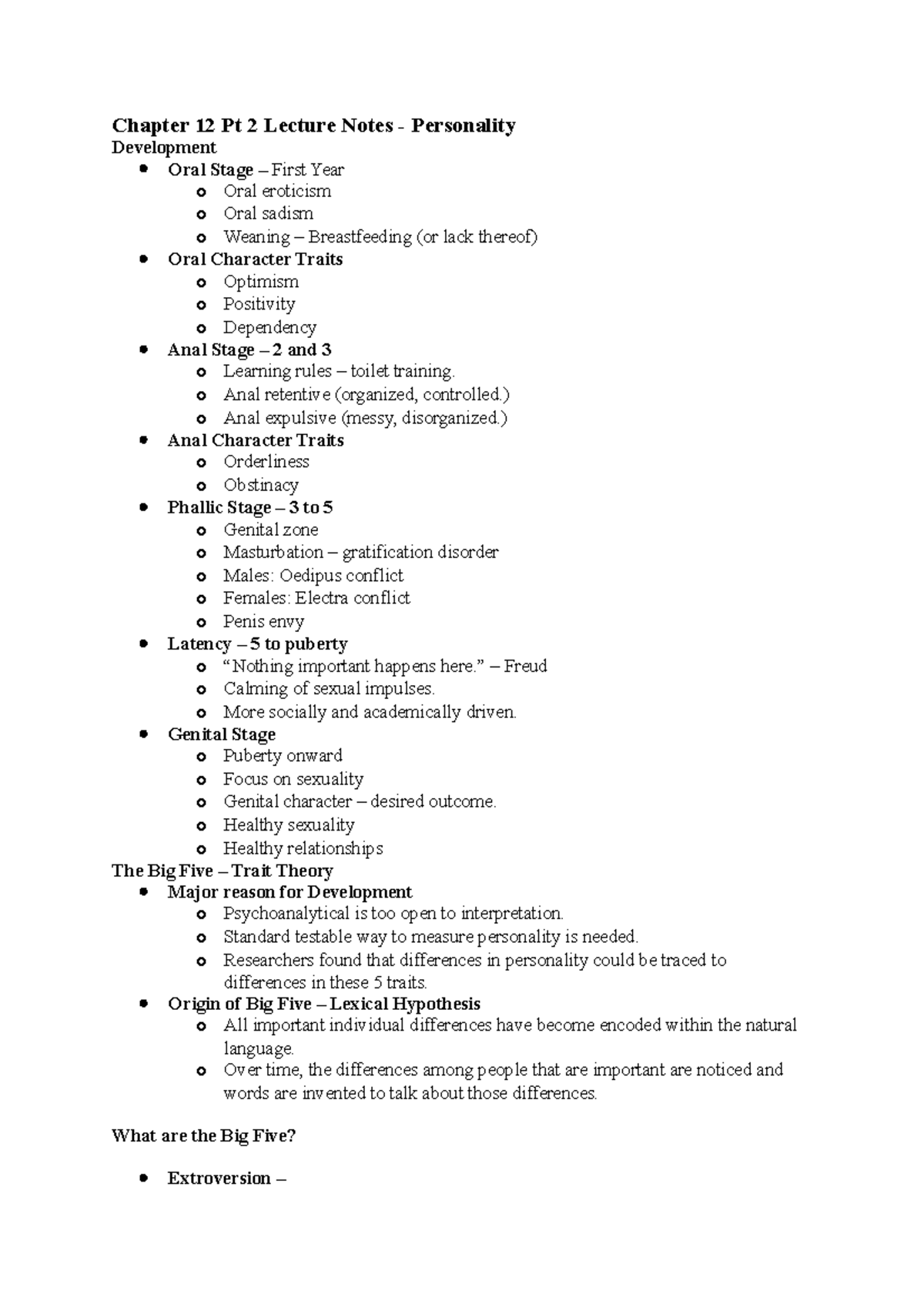 Chapter 12 Pt 2 Lecture Notes - Chapter 12 Pt 2 Lecture Notes ...
