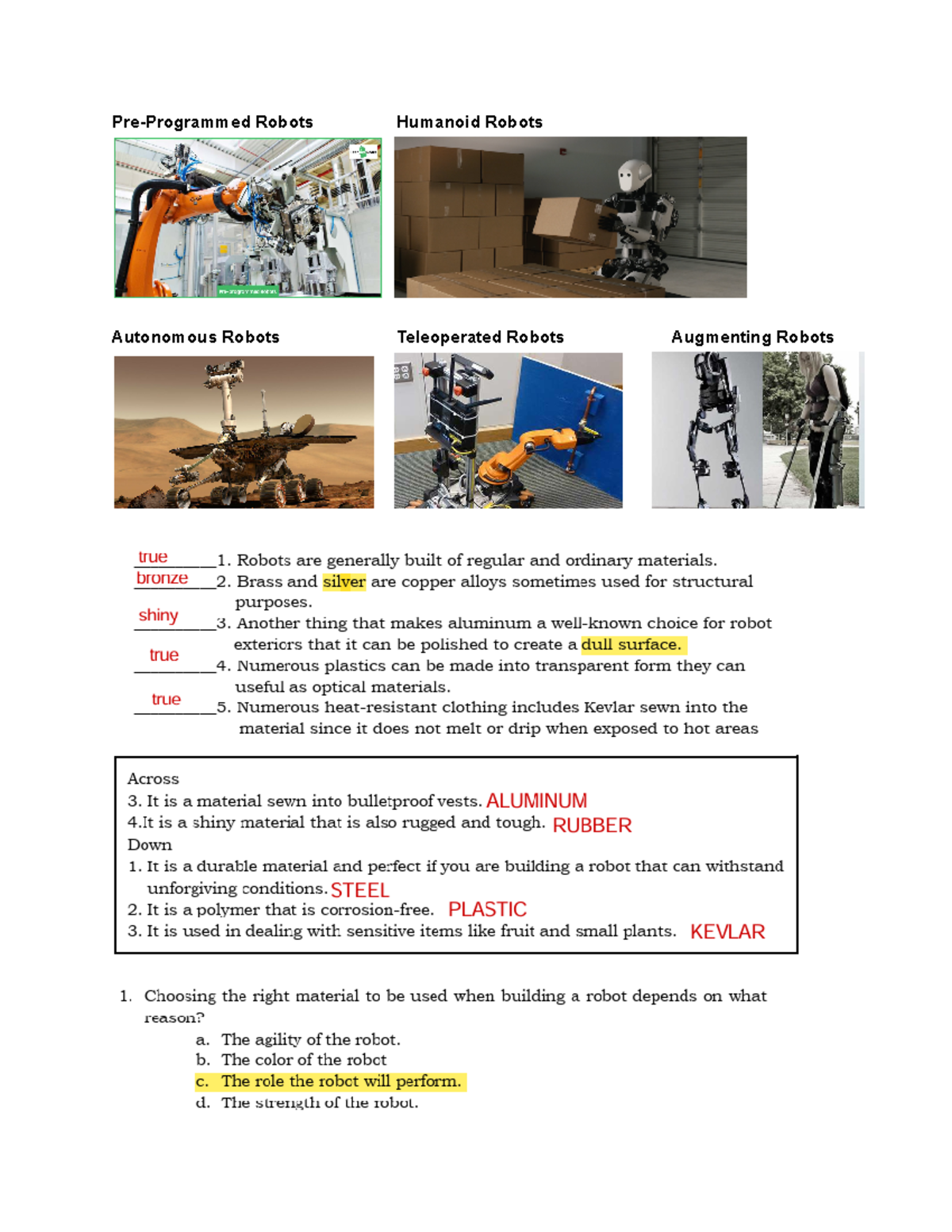 Robotics - Q1 Reviewer - herreeeeeee - Social Psychology - Pre-Programmed Robots Humanoid Robots ...