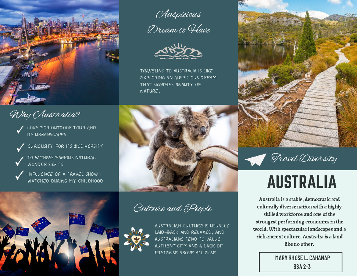Marys-Travel-Brochure - MARY RHOSE L. CAHANAP BSA 2- AUSTRALIA Travel ...