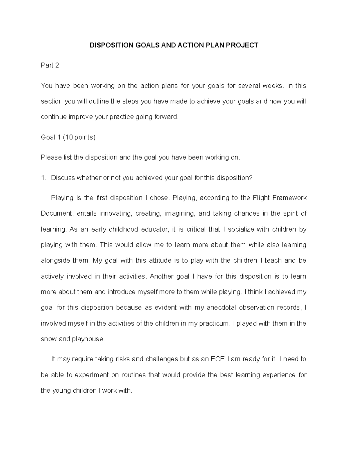 210-PART 2- Disposition- Goals-AND- Action-PLAN- Project - DISPOSITION ...