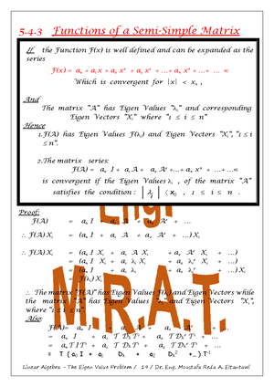 Linear Agebra lecture 2 - Matrices Introduction Matrices - Introduction Matrix algebra has at ...