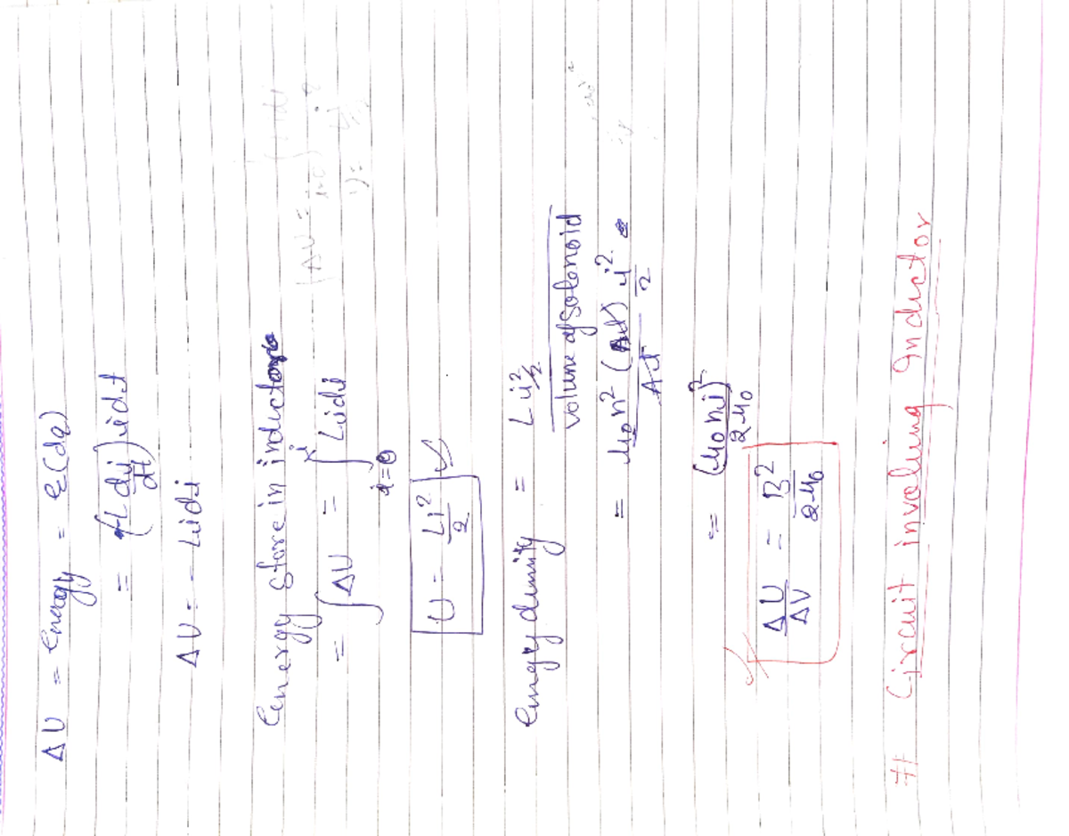 Current Involving Inductor in EMI NOTES FROM RESONANCE KOTA - I I I J ...