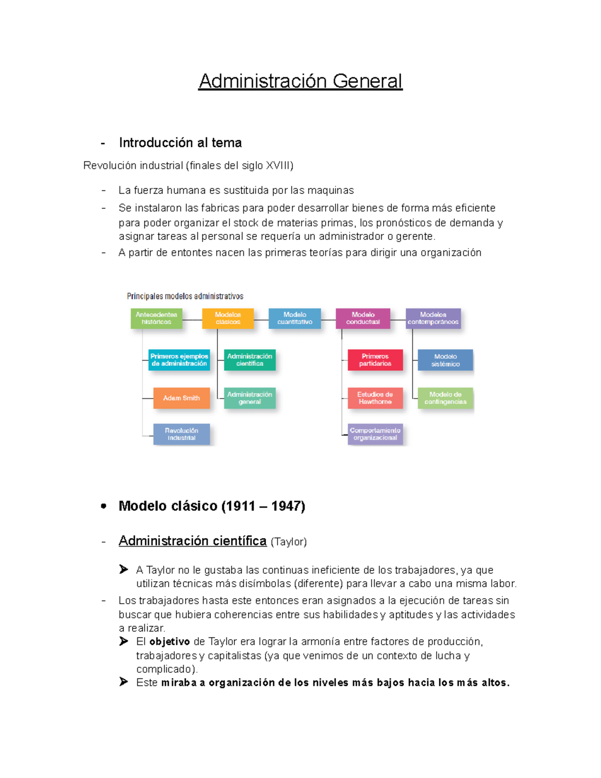 Administración general nuevo resumen - Administración General ...
