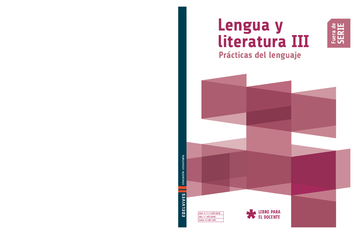 Lengua y Literatura III - Libro para el docente - Editorial Edelvives ...