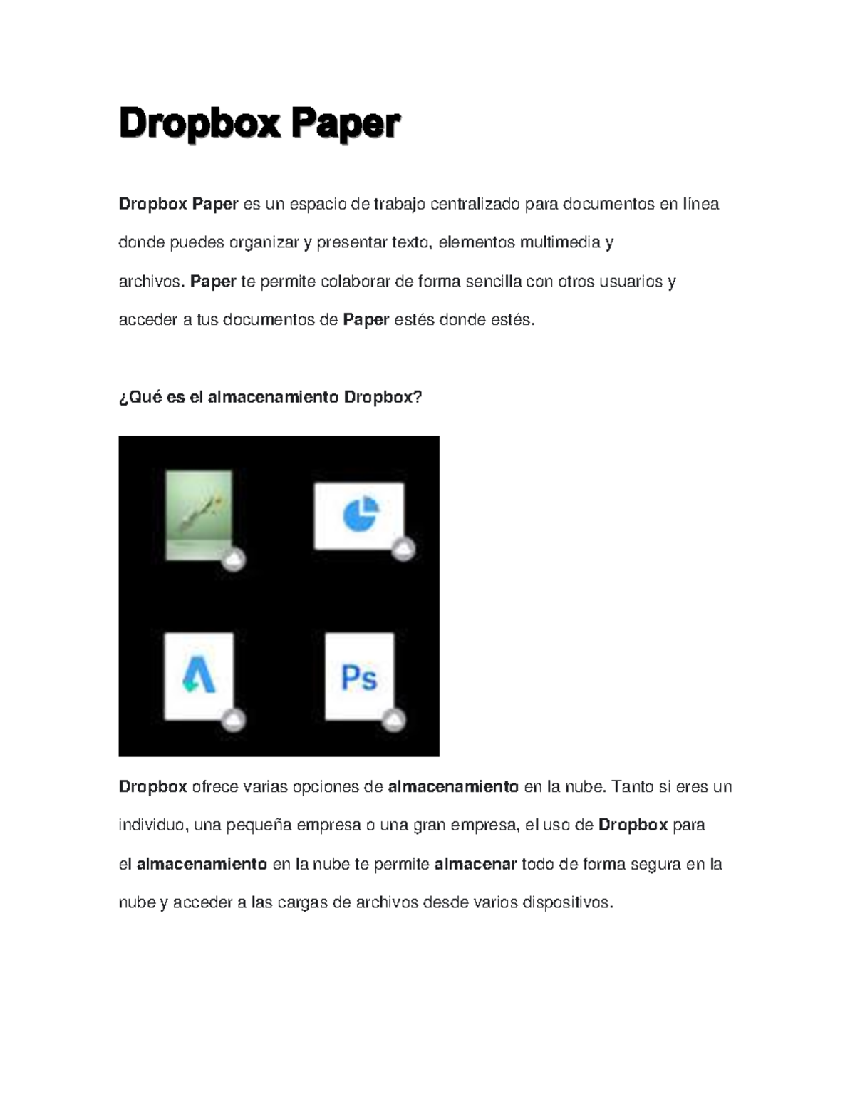 DROP - dropbox paper - Dropbox Paper es un espacio de trabajo ...
