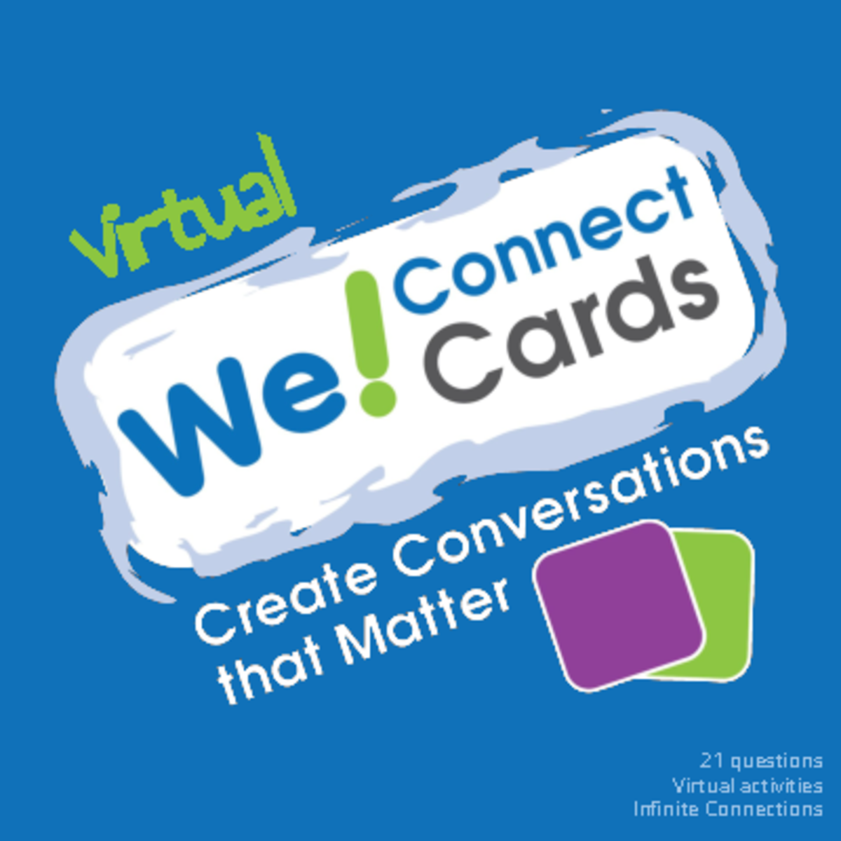 [Virtual] We Connect Cards - 21 questions Virtual activities Infinite ...