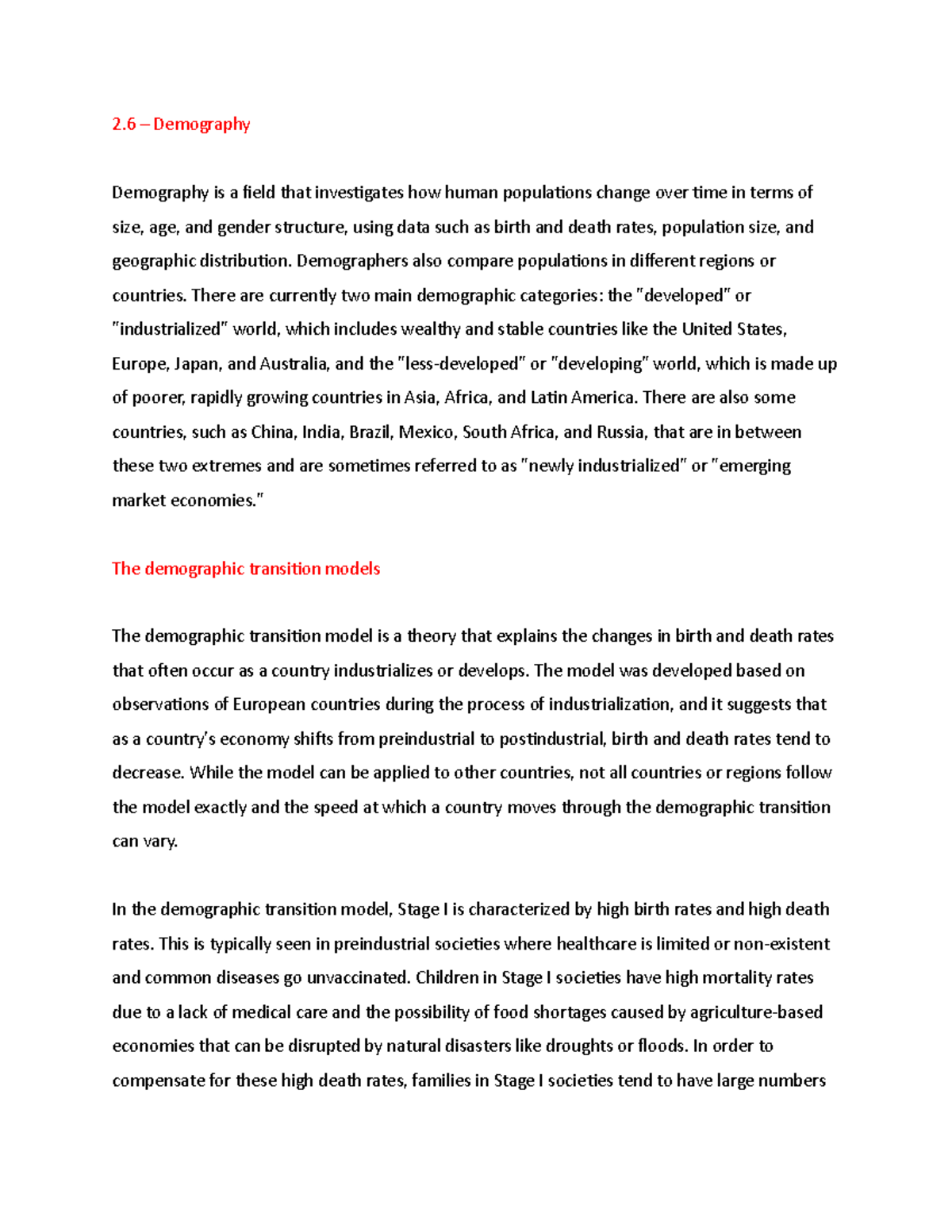 Env Sci (2-3) - Chapter 2 notes and summary of environmental science ...