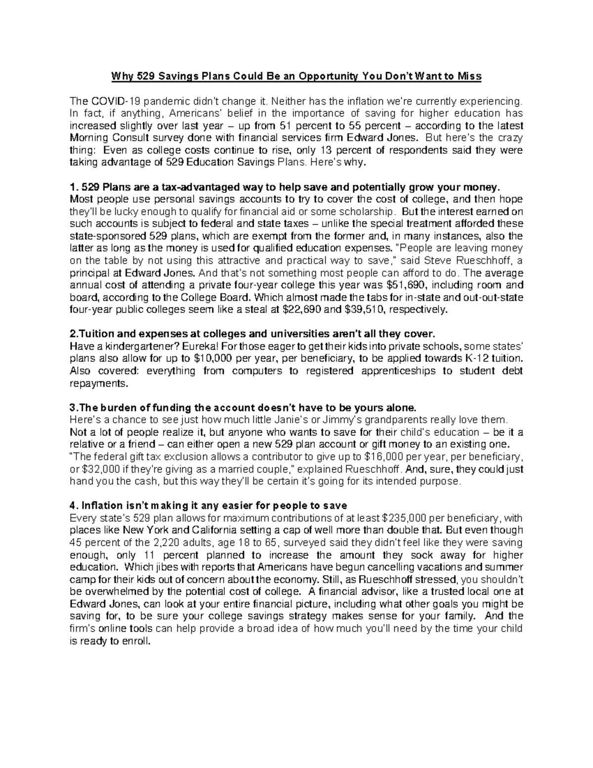 Why529Savings Plans Could Be an Opportunity You Do Not Want 2Miss - Why 529 Savings Plans Could ...