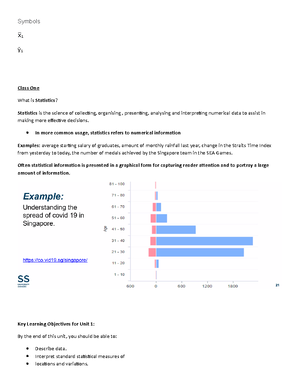 Stats Cheat Sheet Final - Statistical Terms Term Definition/Explanation Descriptive Statistics ...