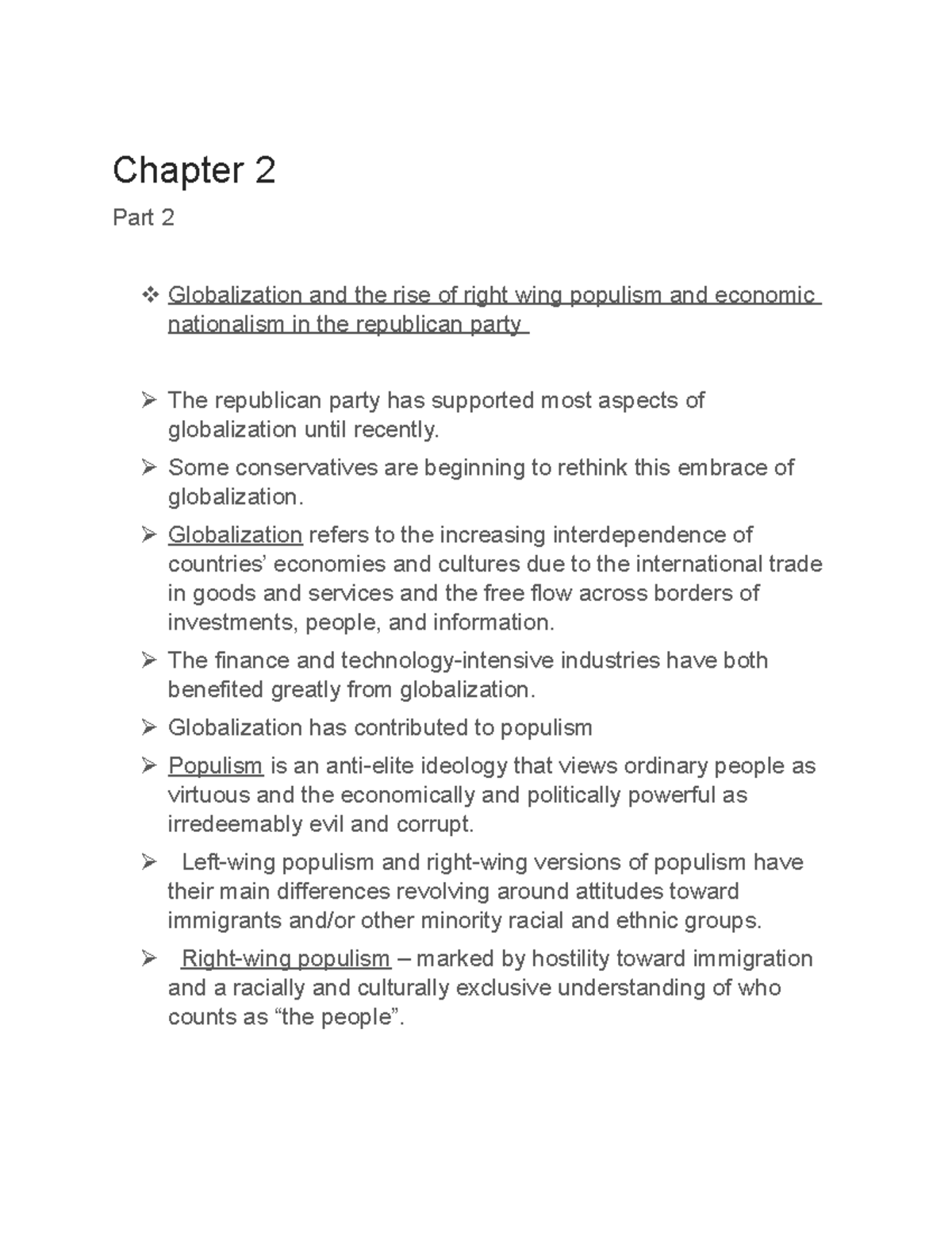 American Government chapter 2 part 2 notes - Chapter 2 Part 2 ...