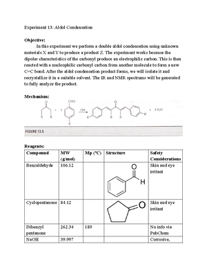 [Solved] For the reaction of benzene and AlCl3 chloropropanal NaBH4 ...