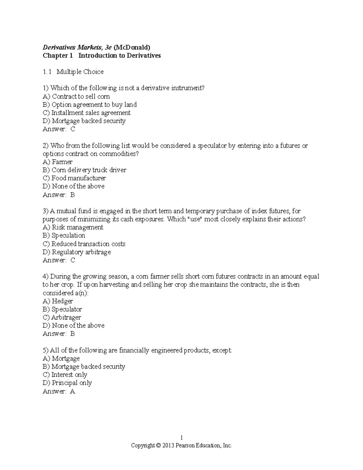 Chapter 1 - Math 3Fm3 - McMaster - Studocu