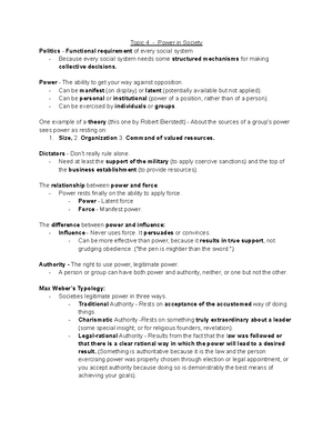 Sociology - Week 1 - Topic 1 - The Substance of Sociology Sociology ...