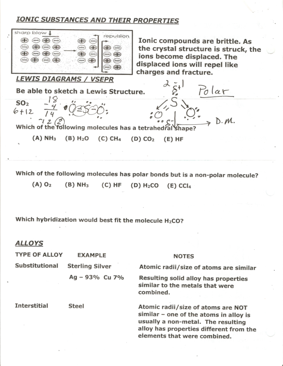 Properties Of Matter p6 - CHM 2045 - Studocu