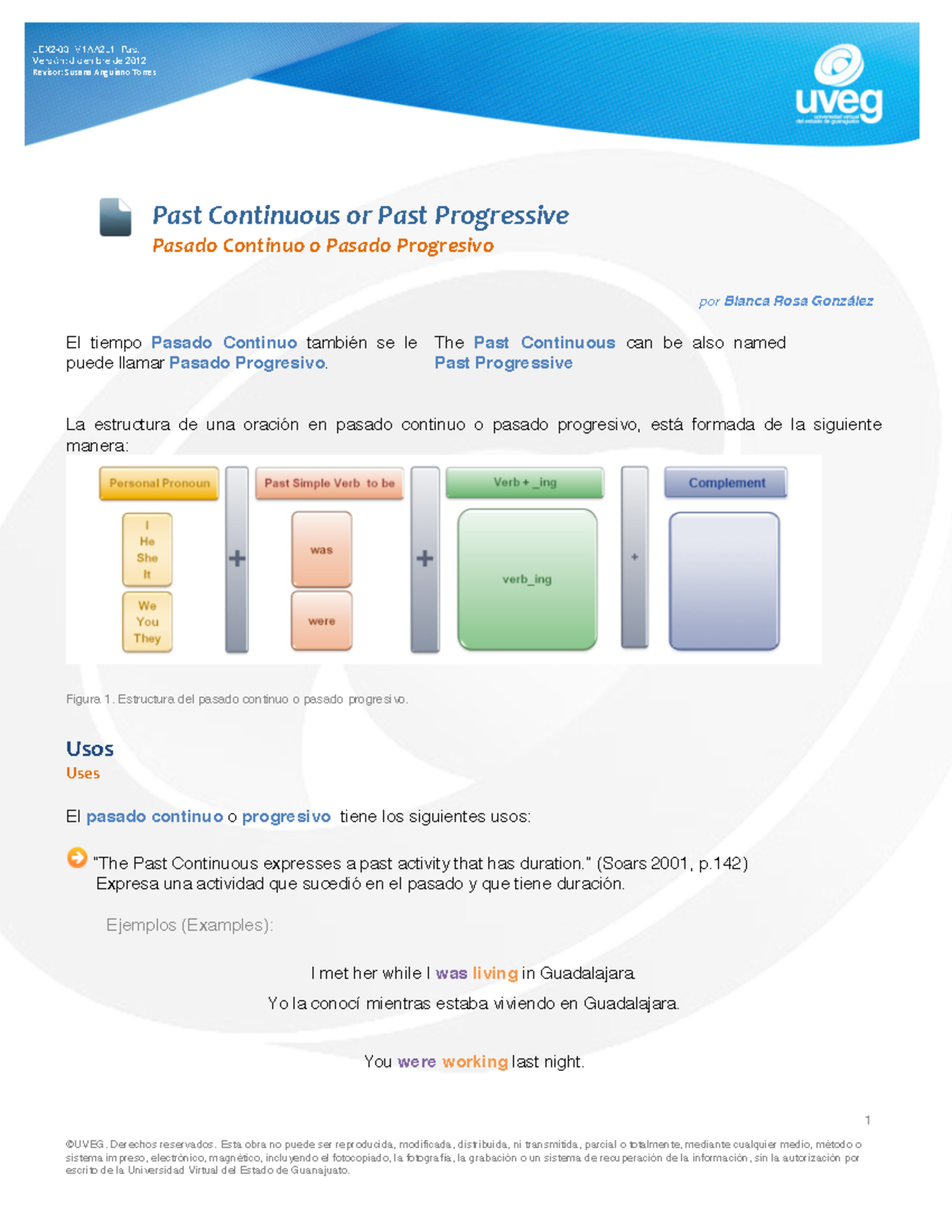 Past Continuousor Past Progressive - LEX2-03_M1AA2L1_Past Versión ...
