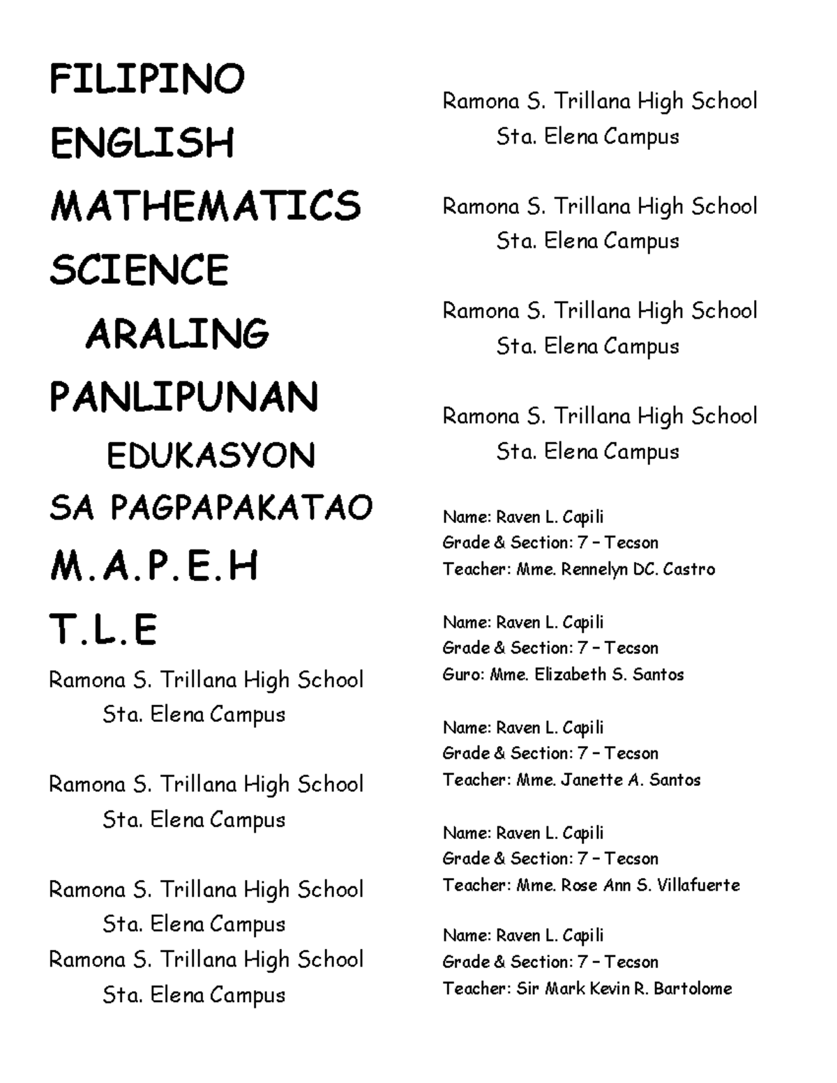 For notebooks - For access lang po heheheh - FILIPINO ENGLISH ...