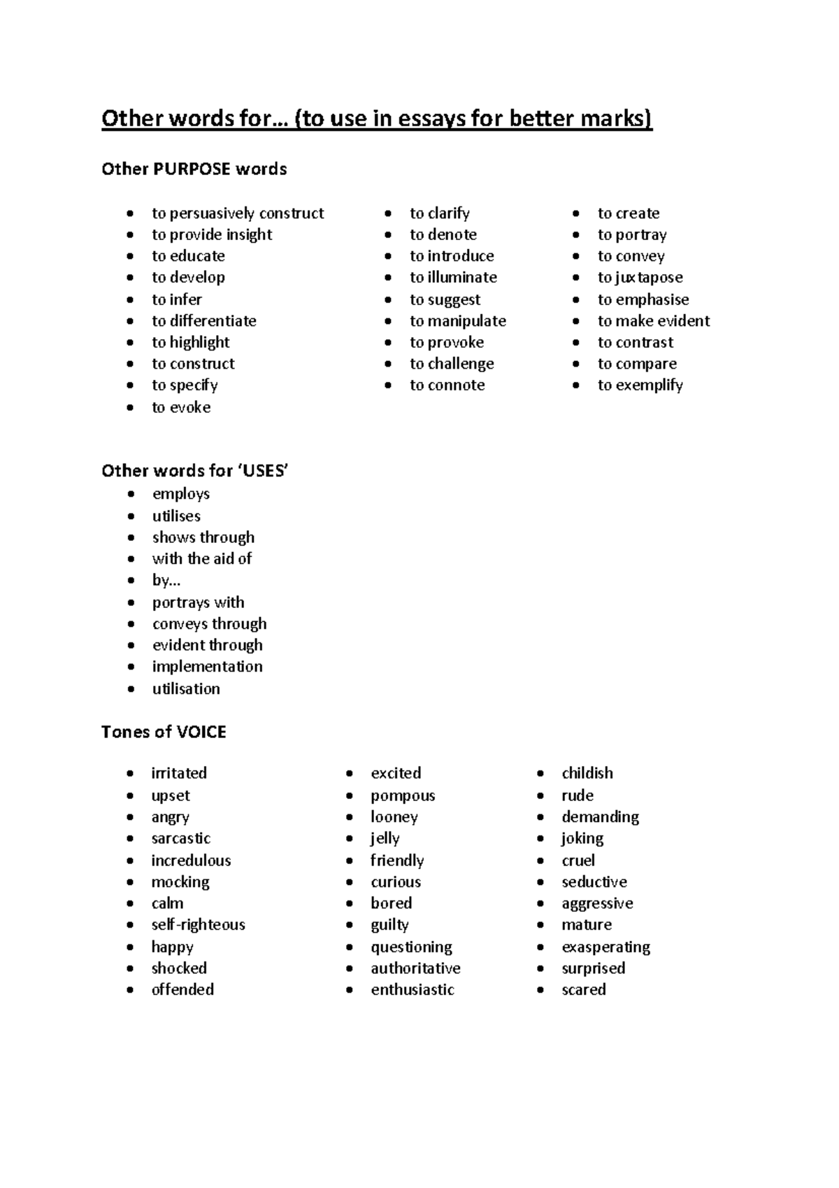 Key words for writing better essays - Warning: TT: undefined function ...