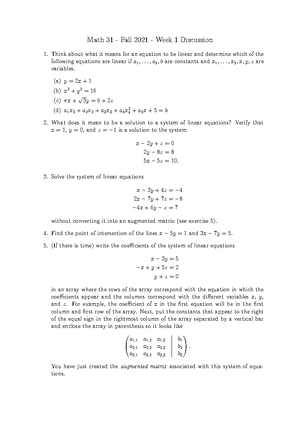 Math31D2 - n/a - Math 31 - Fall 2021 - Week 2 - Discussion 2 Describe ...