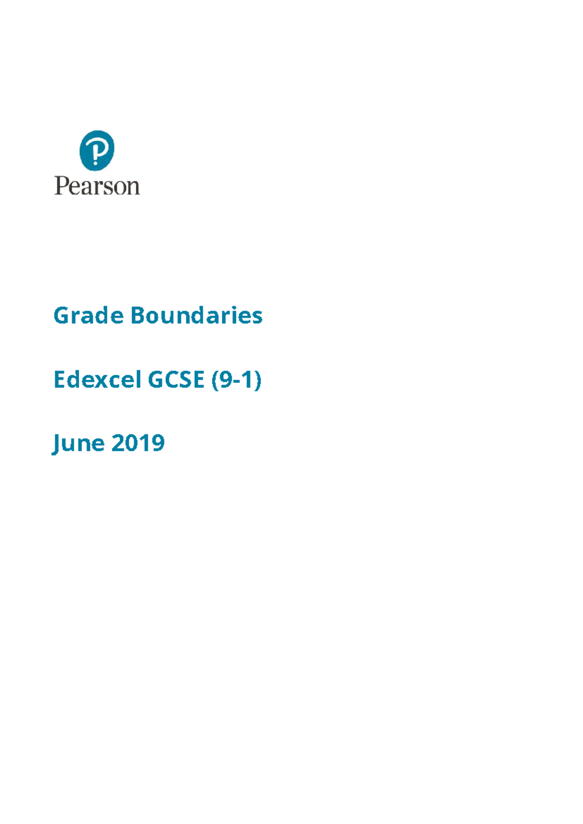 1906-GCSE-9-1-subject-grade-boundaries - Grade Boundaries Edexcel GCSE ...