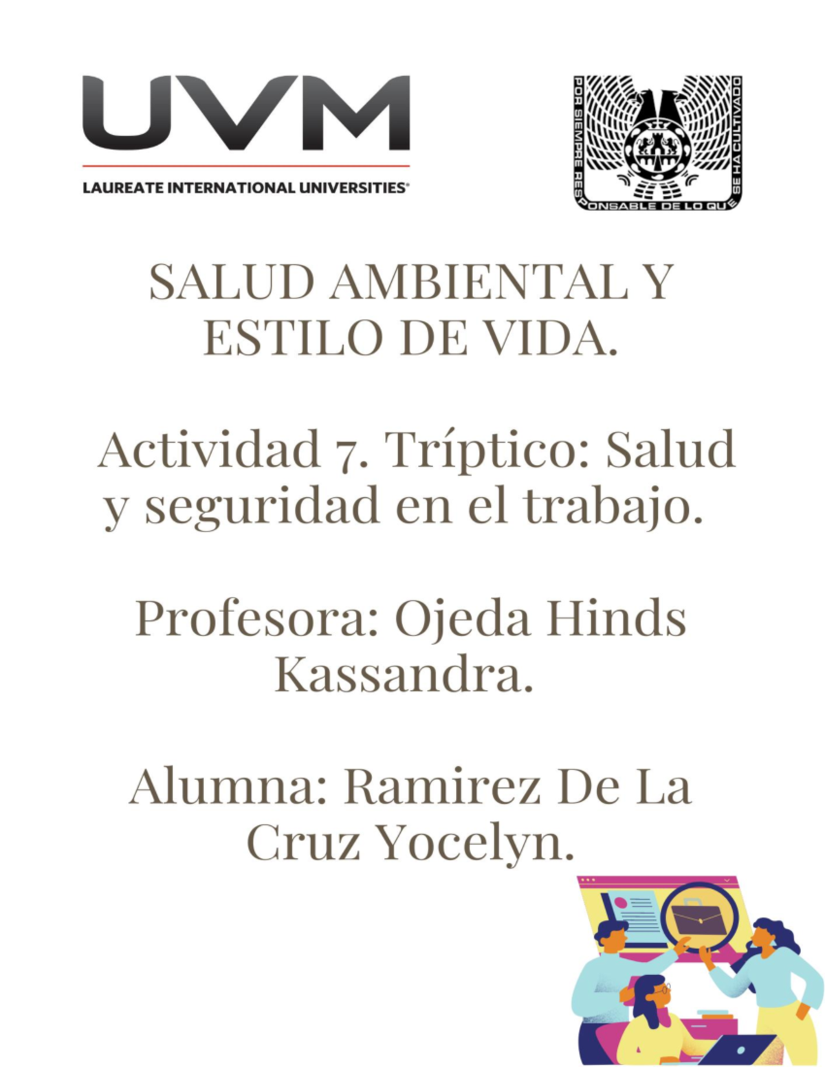 A7 YRC - Tríptico - Salud ambiental y Estilo de vida - Studocu