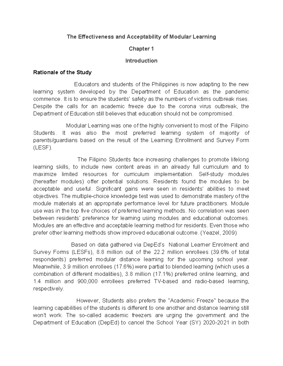 Practical Research 2 PART 2 - The Effectiveness and Acceptability of ...