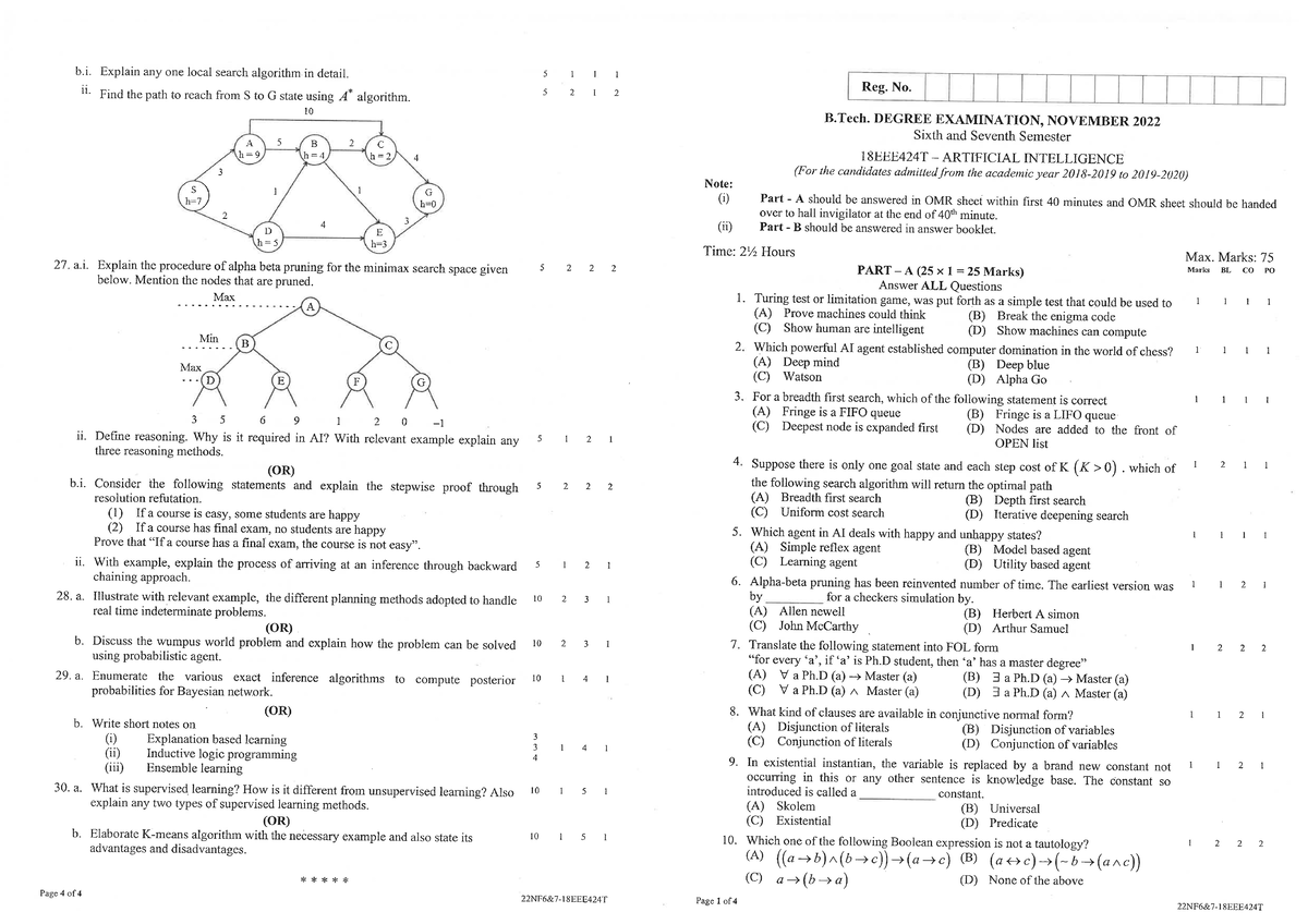 Document from ~S😉 - Introduction To Ai/Ml - Studocu