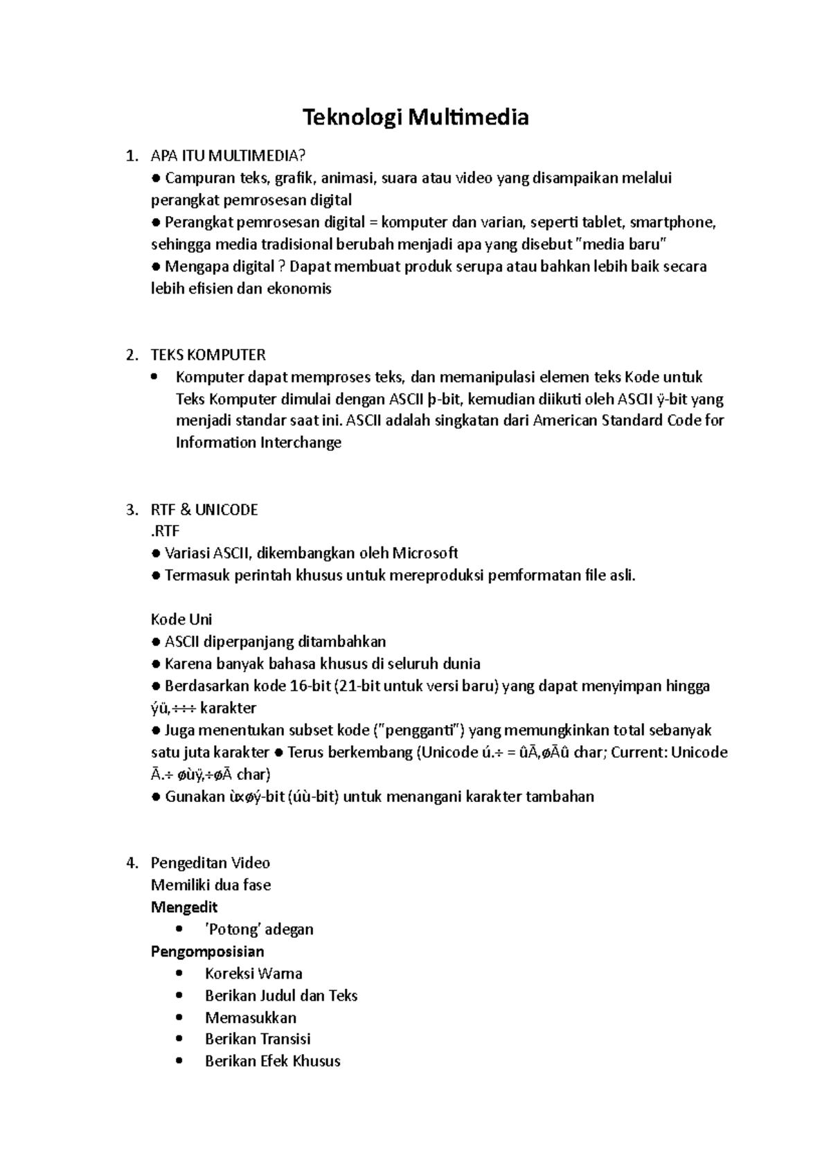 Teknologi Multimedia - APA ITU MULTIMEDIA? Campuran teks, grafk ...