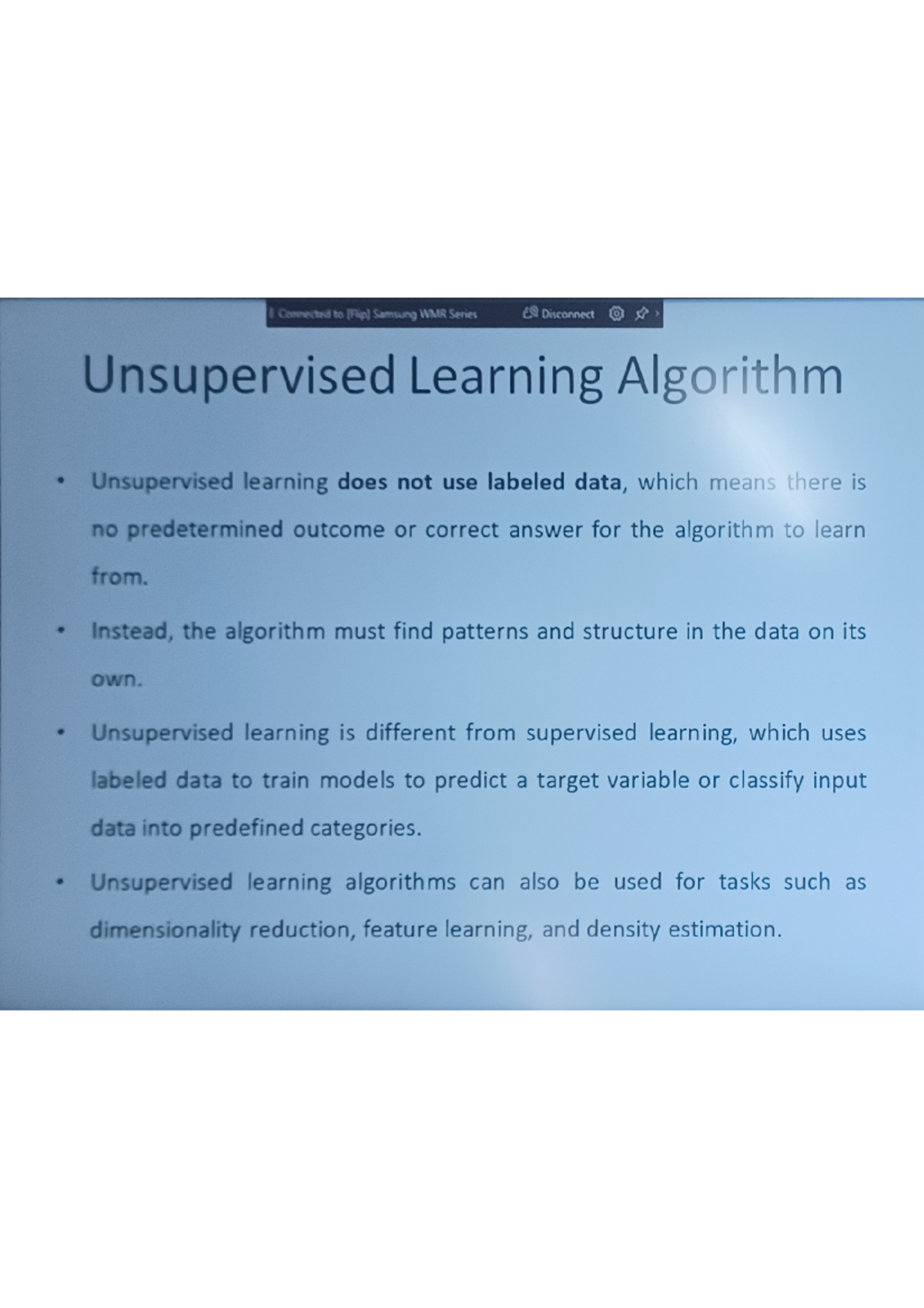 Unsupervised learning - Machine Learning - Studocu