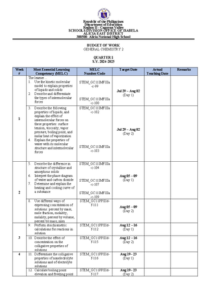 Earth Science Q1 Module 1 - 11 Earth Science Quarter 1– Module 1: Origin and Structure of the ...