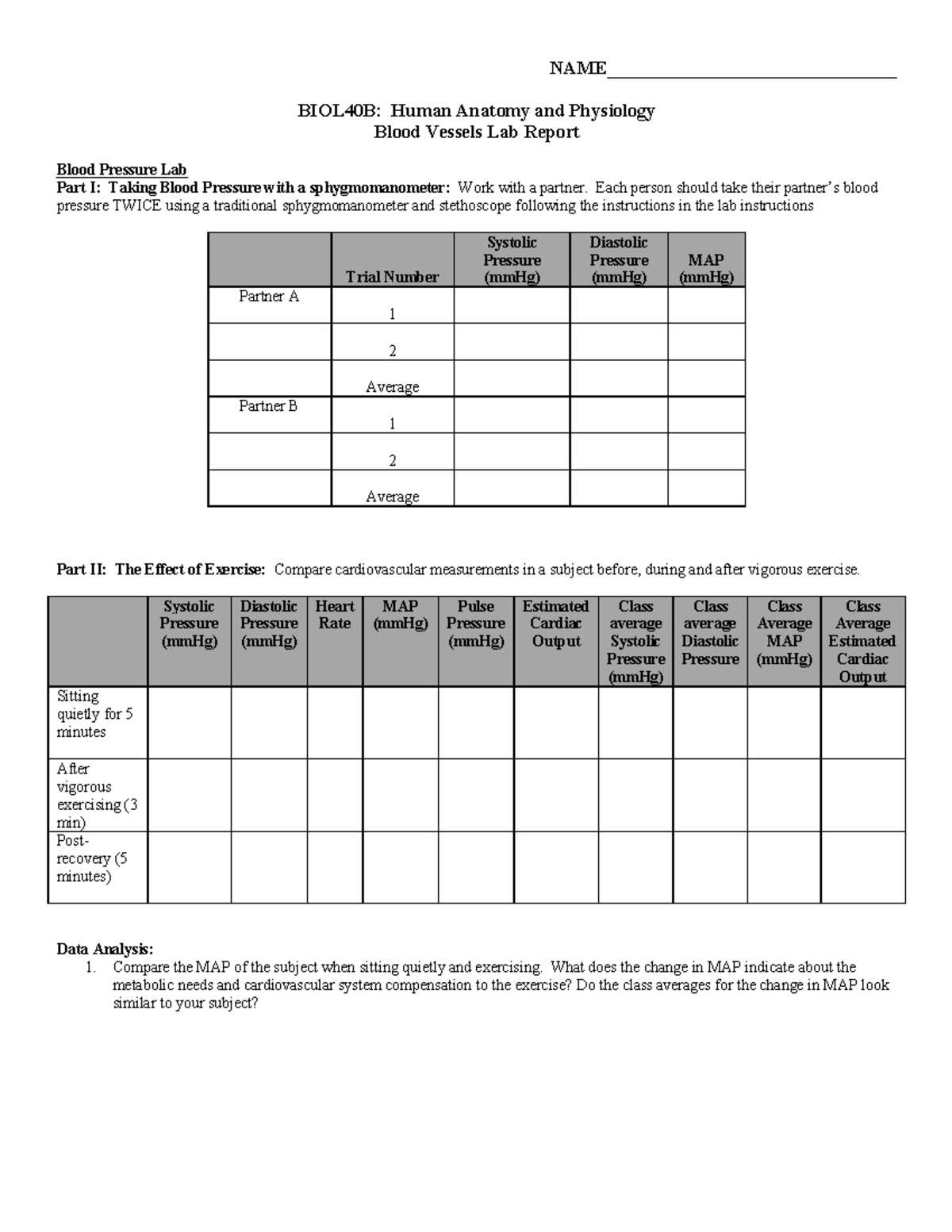 Lab #8 W18 BIOL40B Blood Vessels Lab Report abbreviated - NAME