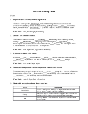 Skeletal System Study Guide - Skeletal System Study Guide Name ...