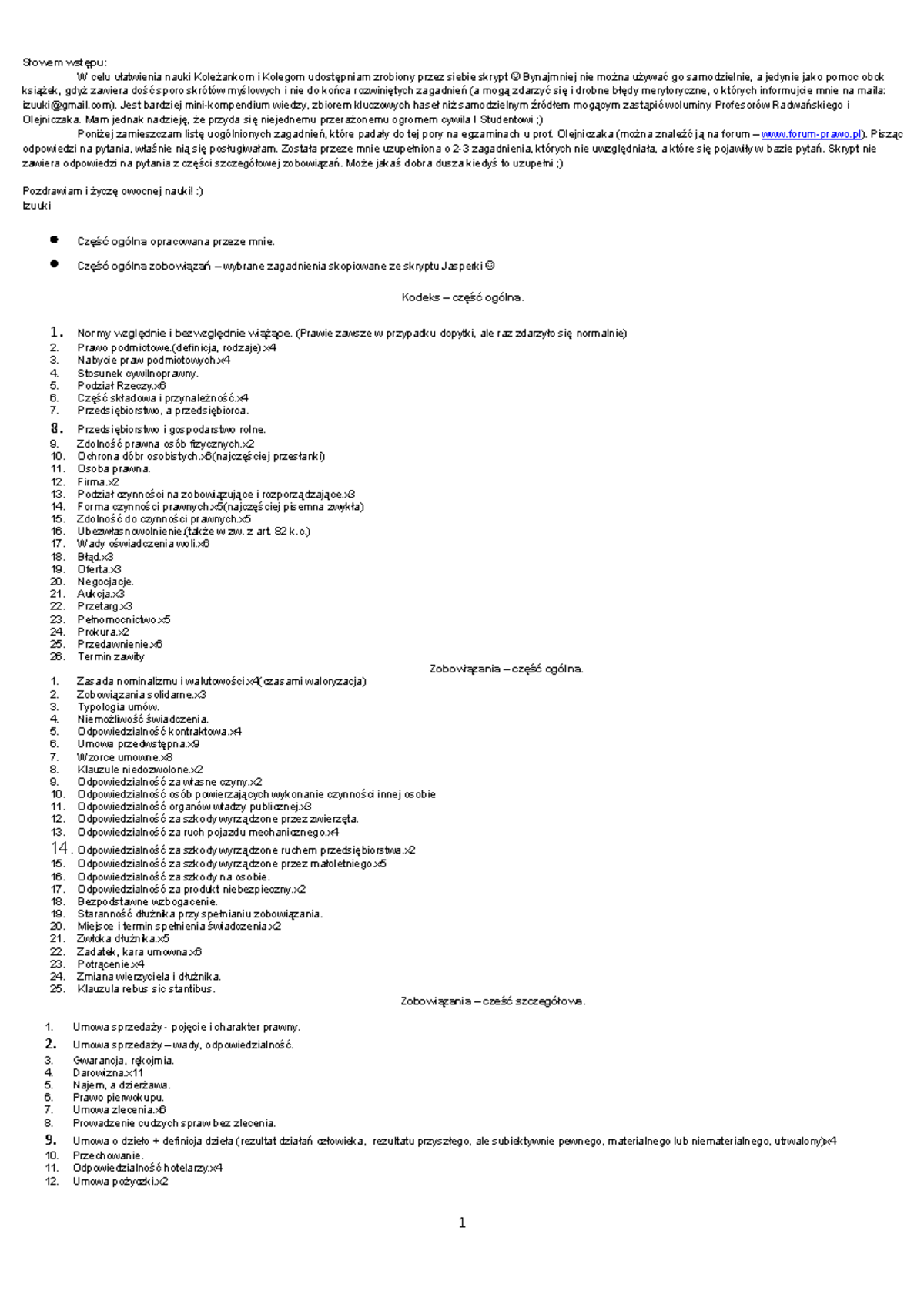 2- Skrypt-Kopia-Mini-Corpus-Iuris-Civilis ggdad - Słowem wstępu: W celu ułatwienia nauki ...